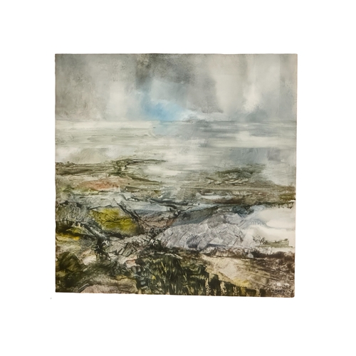 Malcolm Bennett RUA. An oil on board. Sky Road, 1996. 58.5x58.5cm ...