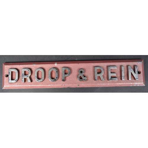 A 20th Century heavy cast steel German sign for the manufacturing ...