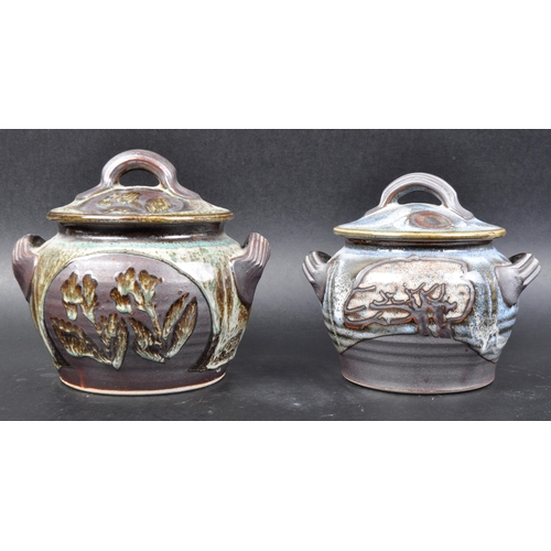 David Eeles (1933-2015) - Shepherd's Well pottery - Two retro 20th ...