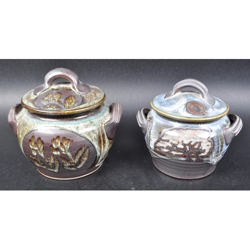 David Eeles (1933-2015) - Shepherd's Well pottery - Two retro 20th ...