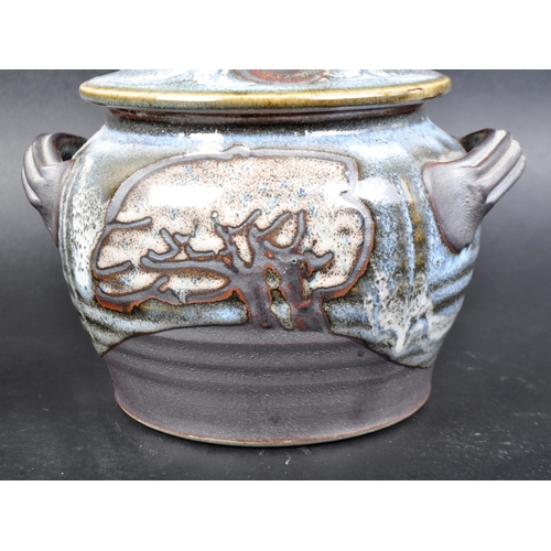 David Eeles (1933-2015) - Shepherd's Well pottery - Two retro 20th ...