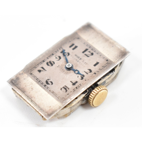 Rolex - An original rare & scarce 1920's hallmarked 9ct gold Art Deco ...