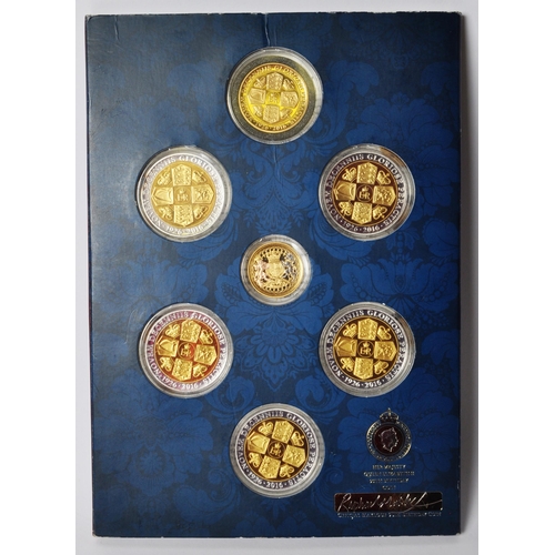 Her Majesty Queen Elizabeth II gold coin set. Nine decades gloriously ...