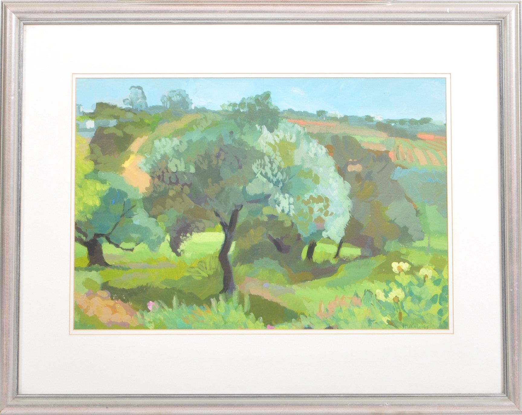 Marianne Hellwig John (b.1930) - A vintage 20th Century mixed media on ...