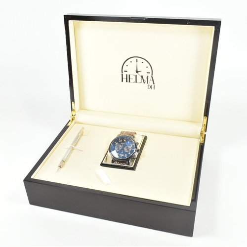 A Helma DH chronograph master pilot DH007 wrist watch. The watch having ...