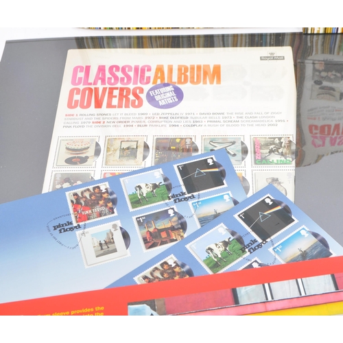 A collection of UK music related unfranked Royal Mail commemorative ...