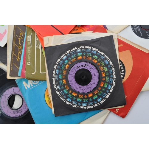 A large collection of vintage 20th century 45 RPM singles vinyl records ...