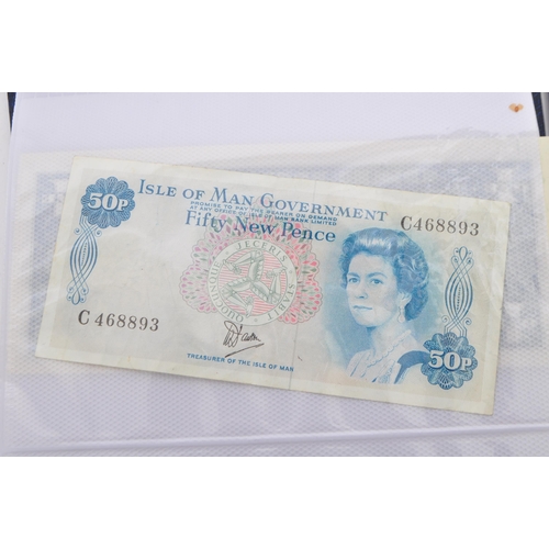 A collection of mainly British Banknotes to include: Two Bank of ...