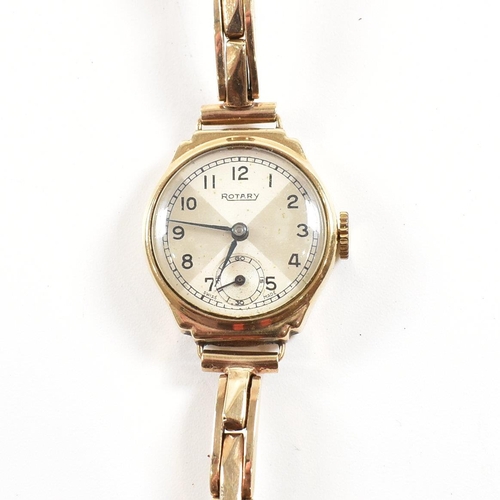 Rotary 9ct gold ladies dress - cocktail watch. A 9ct gold early 20th ...