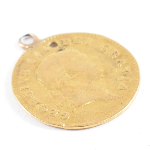 A George III (1760-1820) gold halfÿ guinea coin dated 1804.ÿRoyal Mint ...