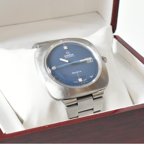 A 1970s Omega automatic Geneve stainless steel Swiss made wristwatch ...