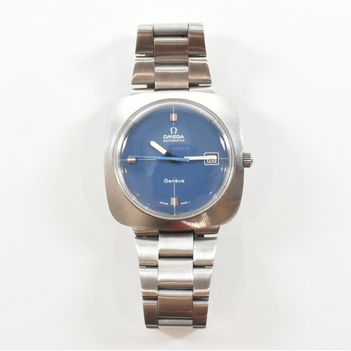A 1970s Omega automatic Geneve stainless steel Swiss made wristwatch ...