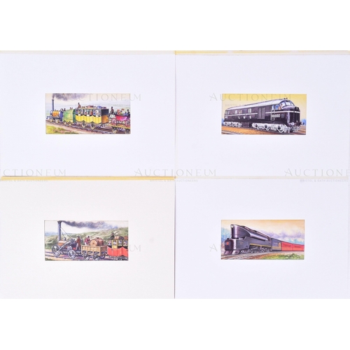 Weighing Machine Cards - x4 pieces of detailed, mixed media, original ...