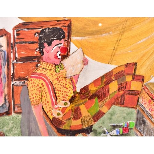 Arthur English (British, 1919-1995) - Between shows, 1989 - A 20th ...