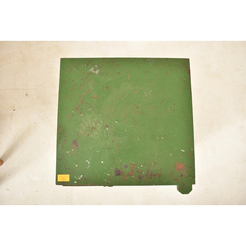 Thomas Withers & Sons - A 19th century cast iron safe. The safe painted ...