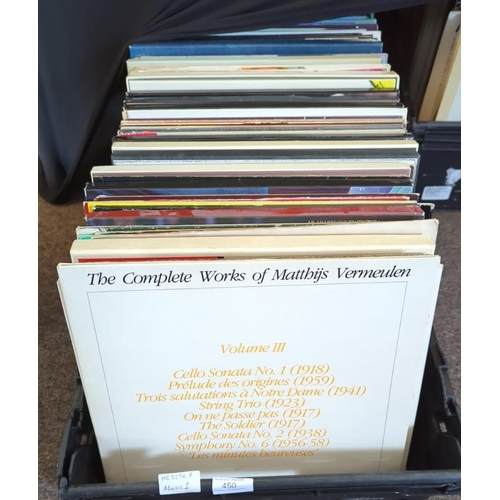 A large collection of vintage 20th century Classical music LP long play ...