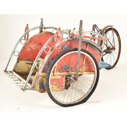 A vintage 20th century front seated Thai rickshaw Tuk Tuk bicycle ...