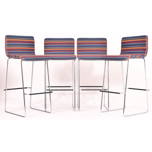 Orangebox - A matching set of four contemporary bar stools / breakfast ...