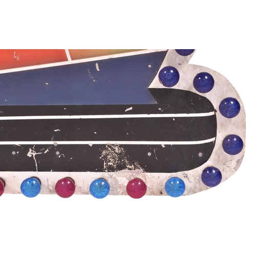 Dodgems - a vintage funfair / fairground wall hanging light panel. The ...