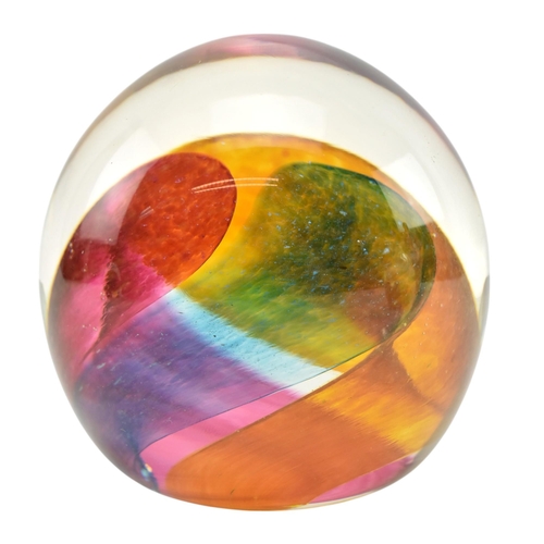 Roger Tye - five vintage late 20th century studio art glass perfume ...
