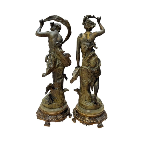 After Ernest Justin Ferrand - Coup de Soleil - A pair of early 20th ...