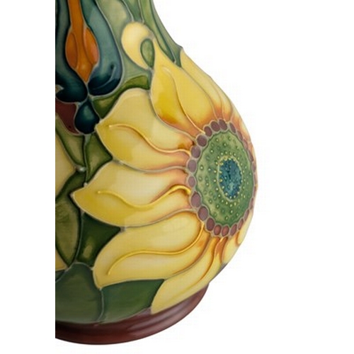 Moorcroft - Inca Sunflower - a late 20th century circa 1996 hanf ...